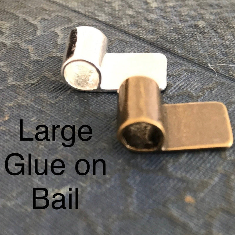 Jewelry Crafting: Larghe Glue On Necklace Bails